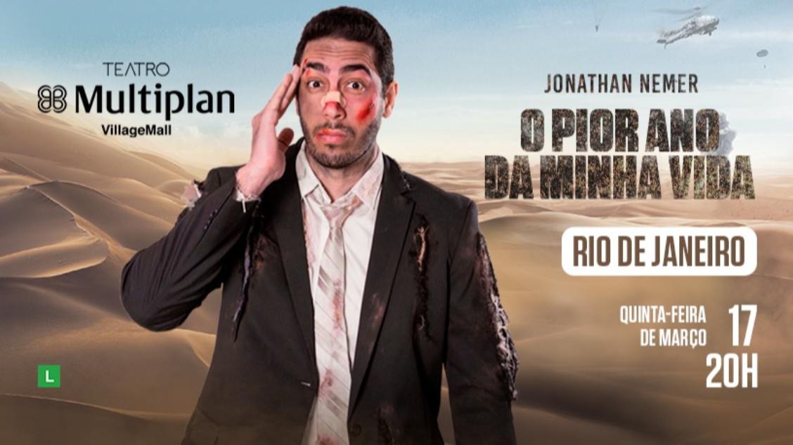 Jonathan Nemer – O Pior Ano da minha Vida no Teatro Multiplan - Agenda ...