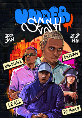 UNDER SESH #2 – LEALL, BIG BLLAKK E DERXAN no Teatro Cine Jóia - Agenda ...