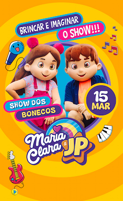 “MARIA CLARA & JP – BRINCAR E IMAGINAR” NO TEATRO QUALISTAGE- RJ ...