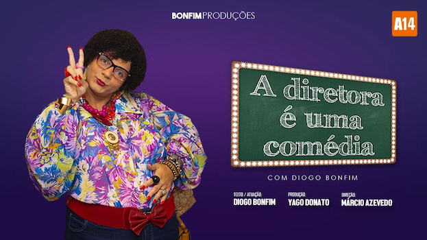 A Diretora é uma comédia – com Diogo Bonfim no Teatro Brigitte Blair ...